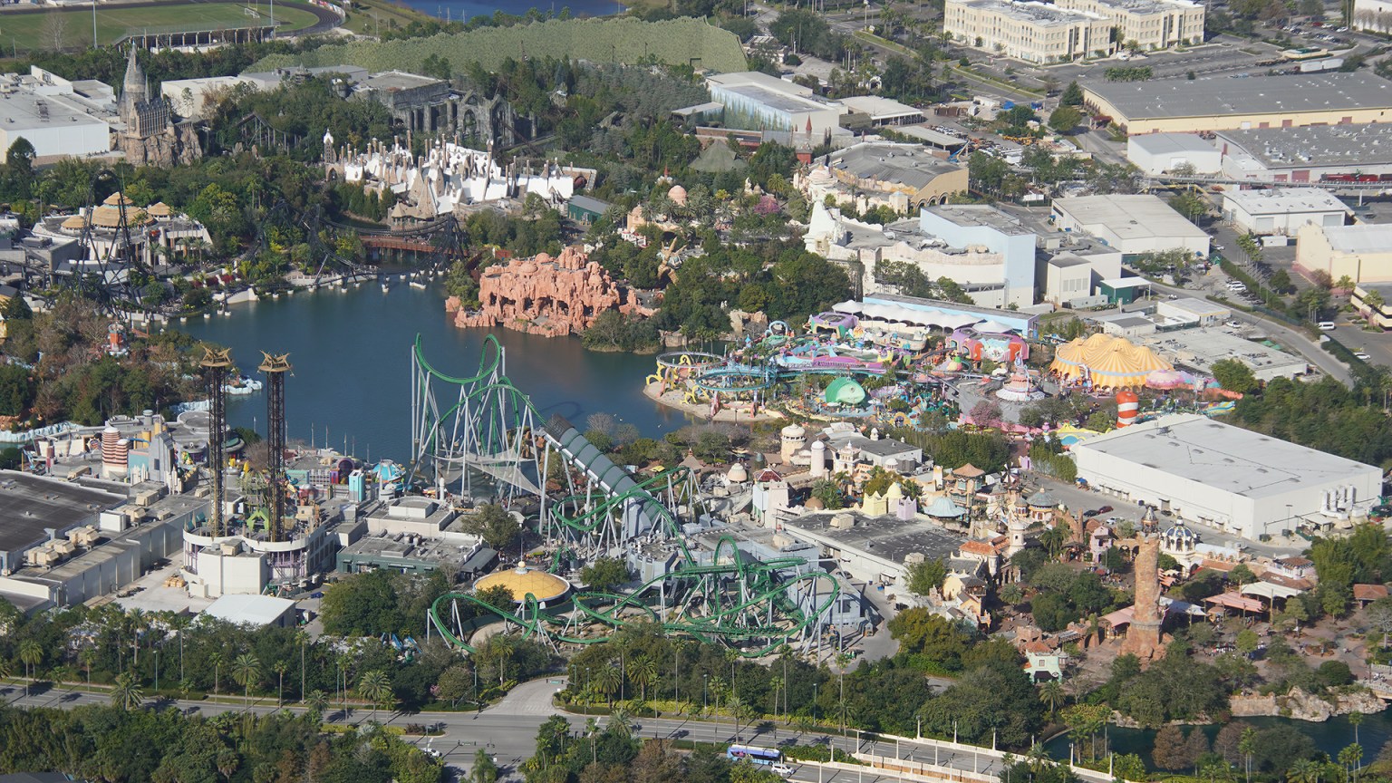 New Aerial Photos of Universal's Islands of Adventure [Part #2]