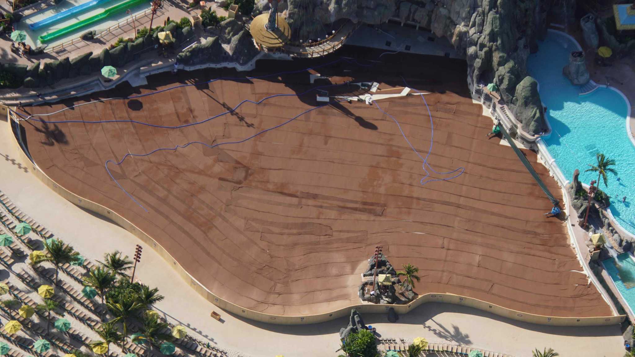 Aerial Photos Show Refurbishment Progress of Waturi Beach’s Wave Pool ...