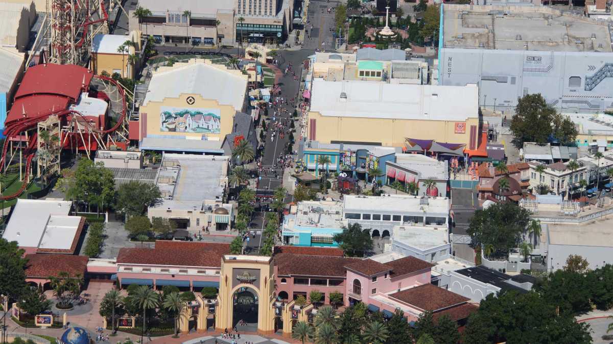 Aerial Photos of Universal Studios Florida