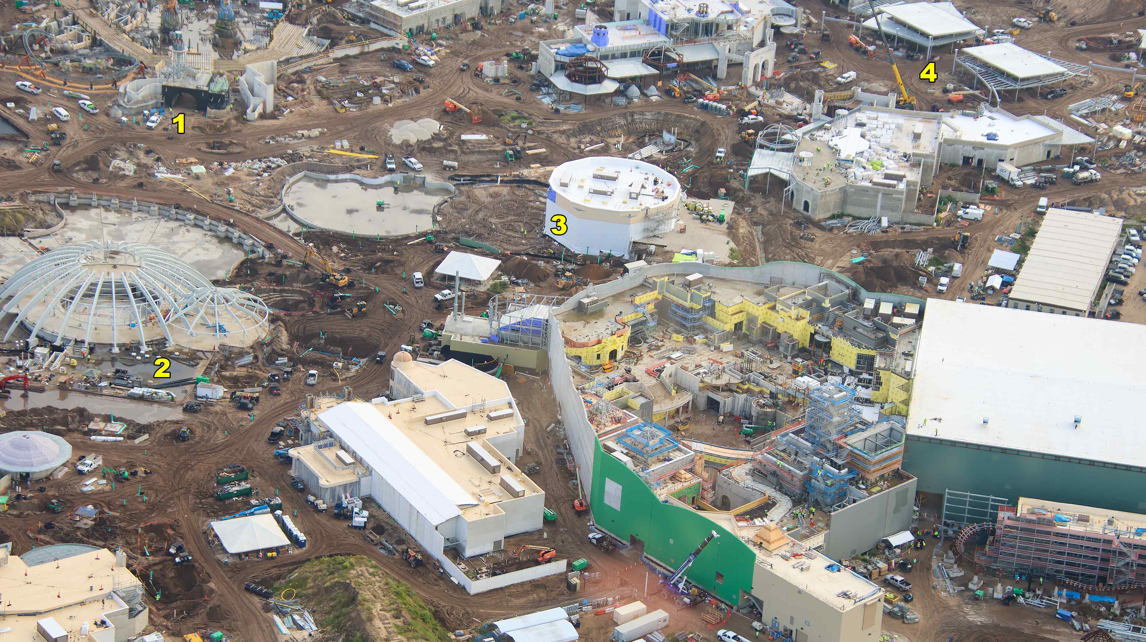 New Aerial Photos Show Construction Progress of Universal’s Epic ...