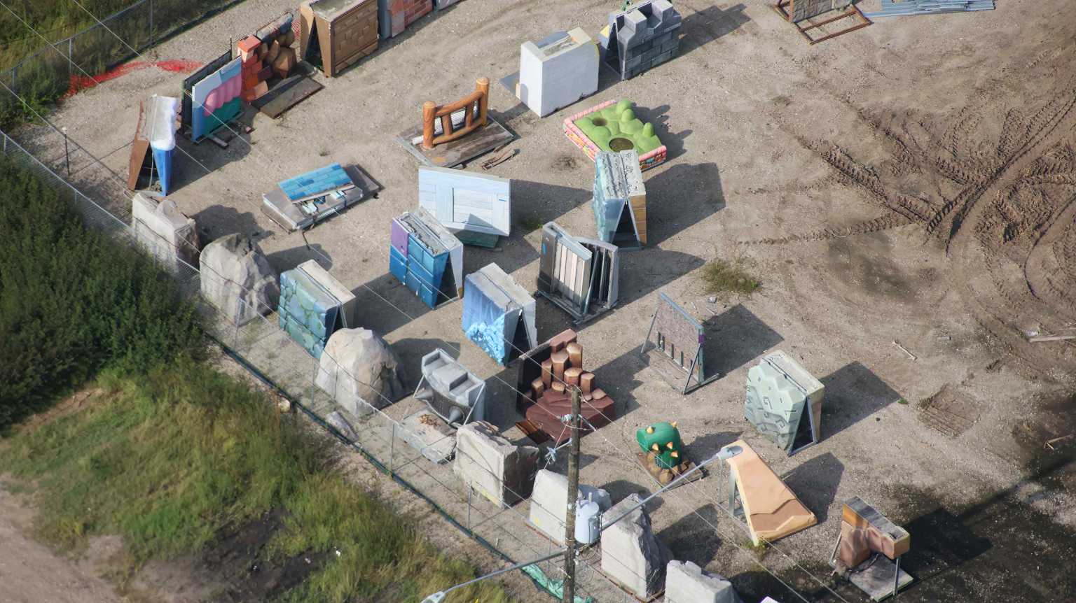 New Aerial Photos Show Super Nintendo World Theming Models at Universal ...