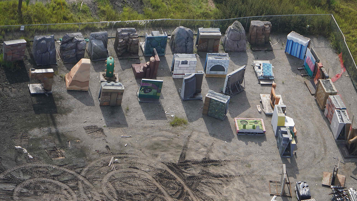 New Aerial Photos Show Super Nintendo World Theming Models at Universal’s Epic Universe