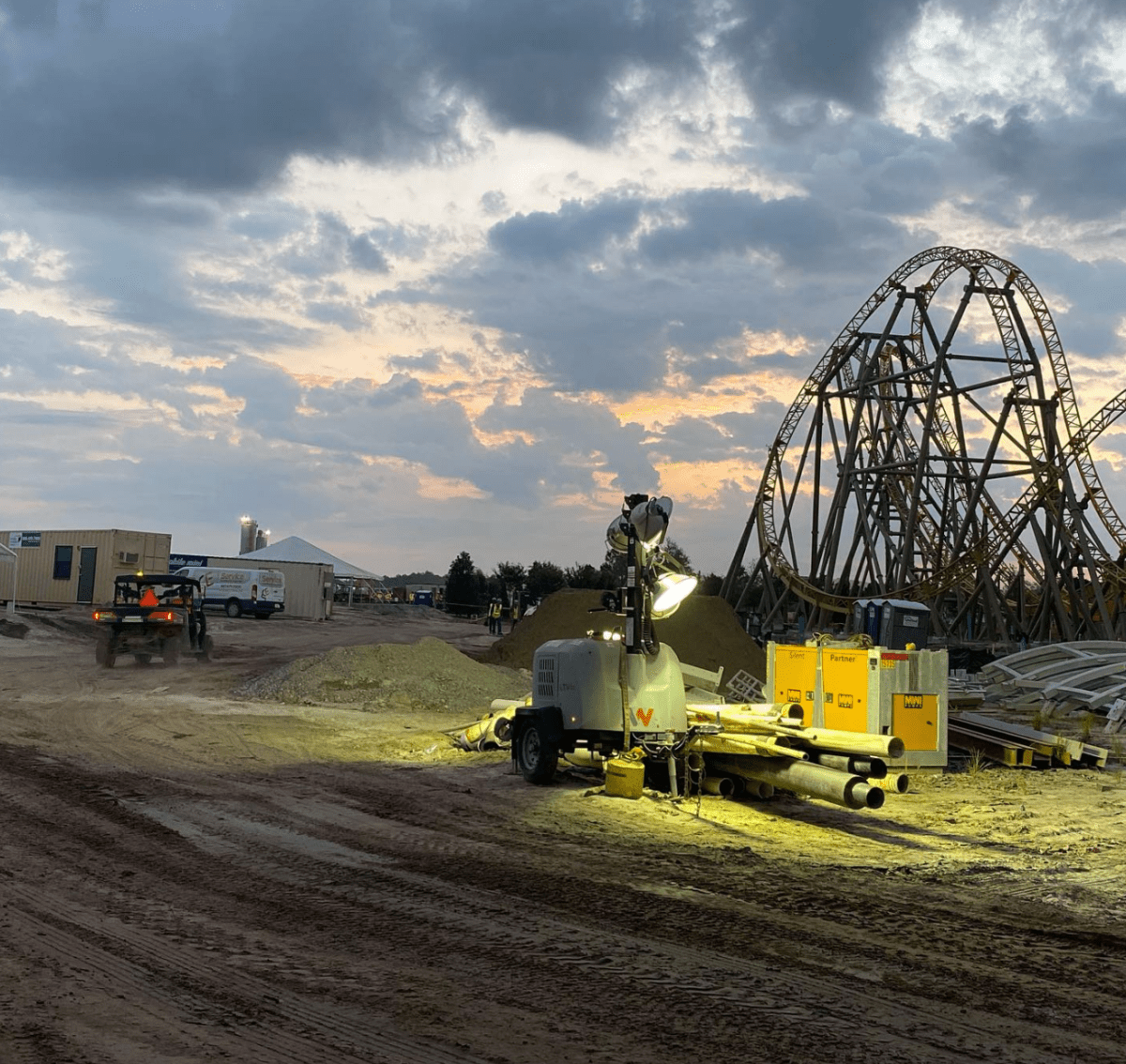 Onsite Photos of High-Speed Dual-Racing Roller Coaster at Universal’s ...
