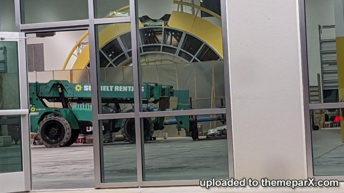 Photo Shows Portal Theming for Land at Universal’s Epic Universe Being Fabricated Offsite