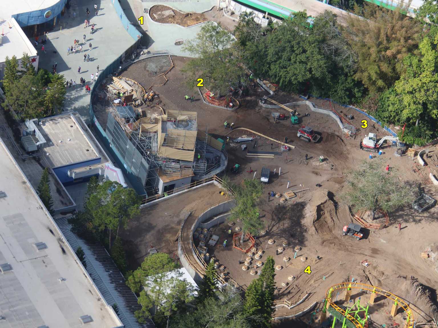 New Aerial Photos Show Construction Progress of DreamWorks Land at ...