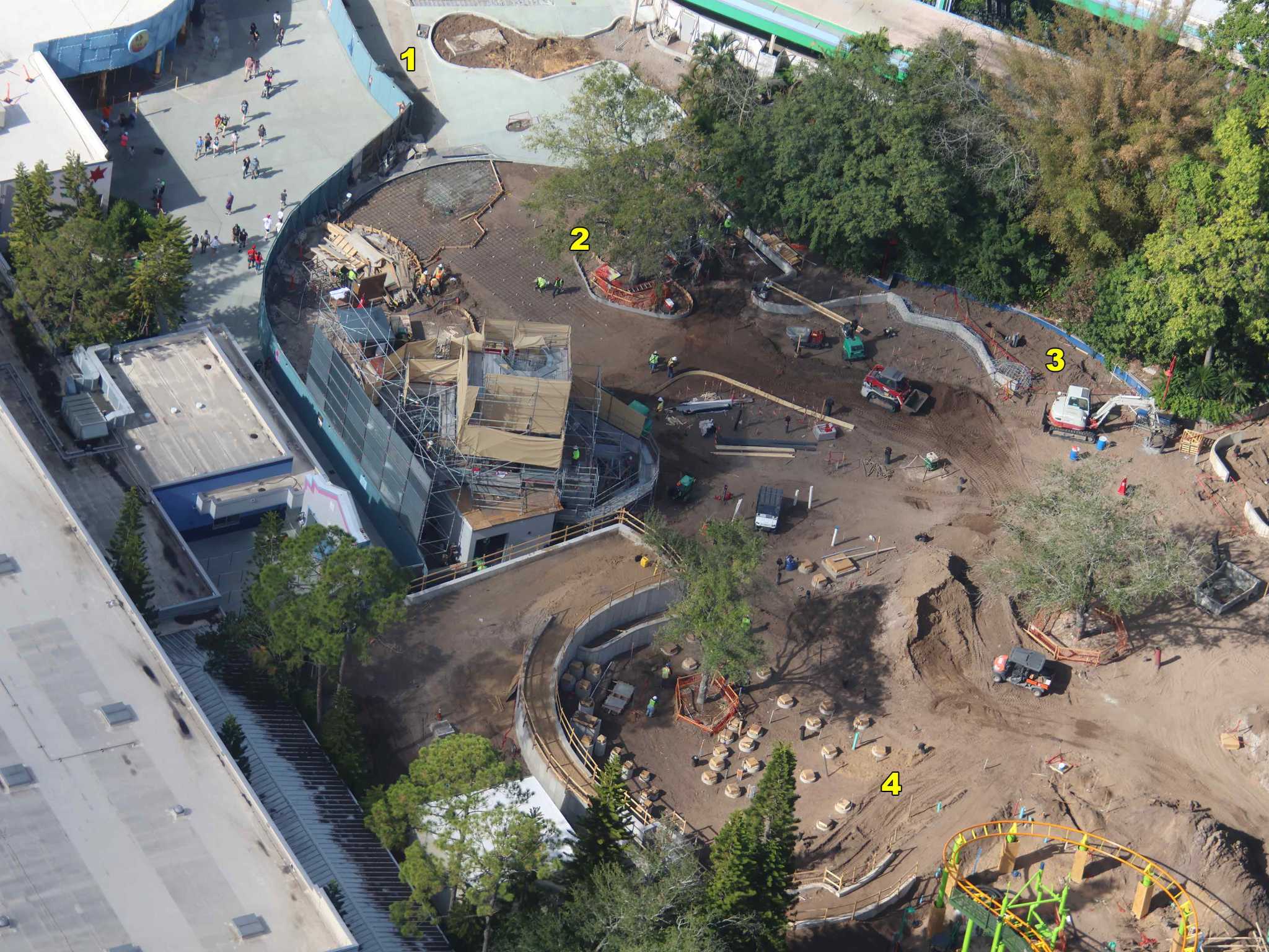 New Aerial Photos Show Construction Progress of DreamWorks Land at ...