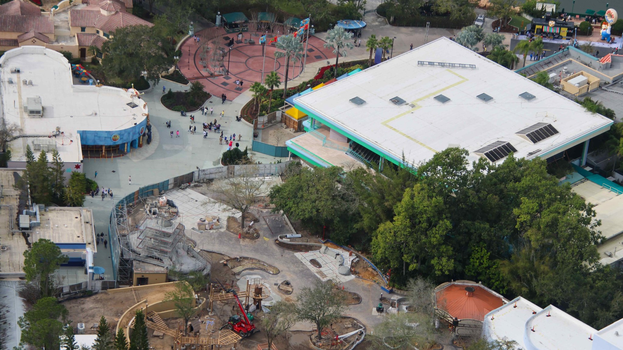 New Aerial Photos Show Construction Progress of DreamWorks Land at ...