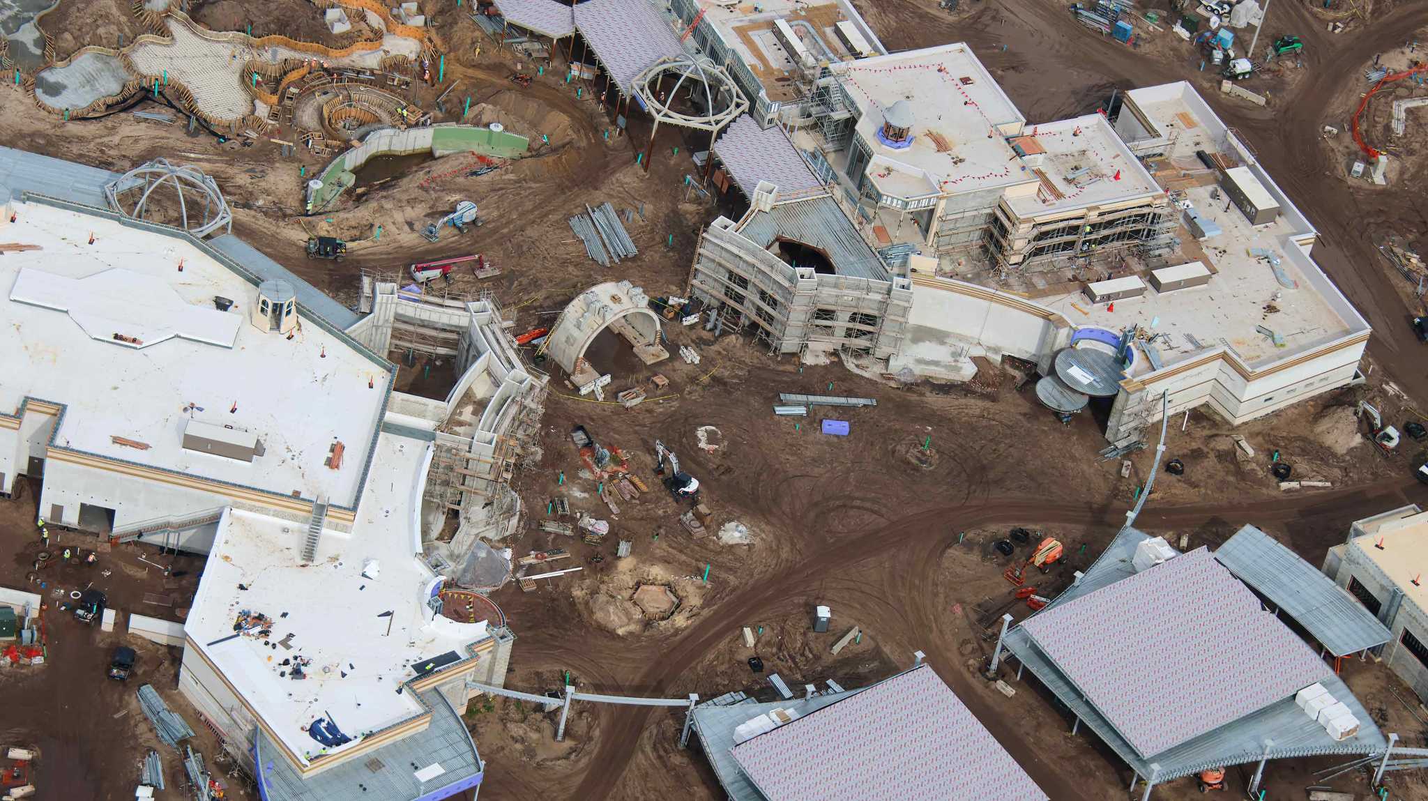 New Aerial Photos Show Construction Progress of Entrance to Universal’s ...