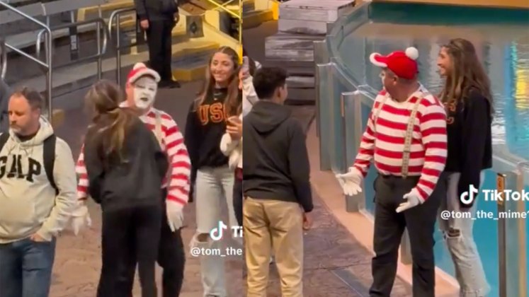 WATCH: Teenagers Harass Tom The Mime During Performance at SeaWorld ...