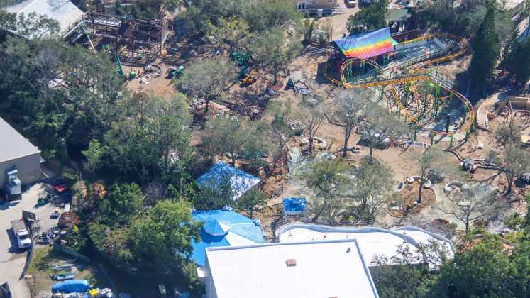 New Aerial Photos Show Construction Progress of DreamWorks Land at ...