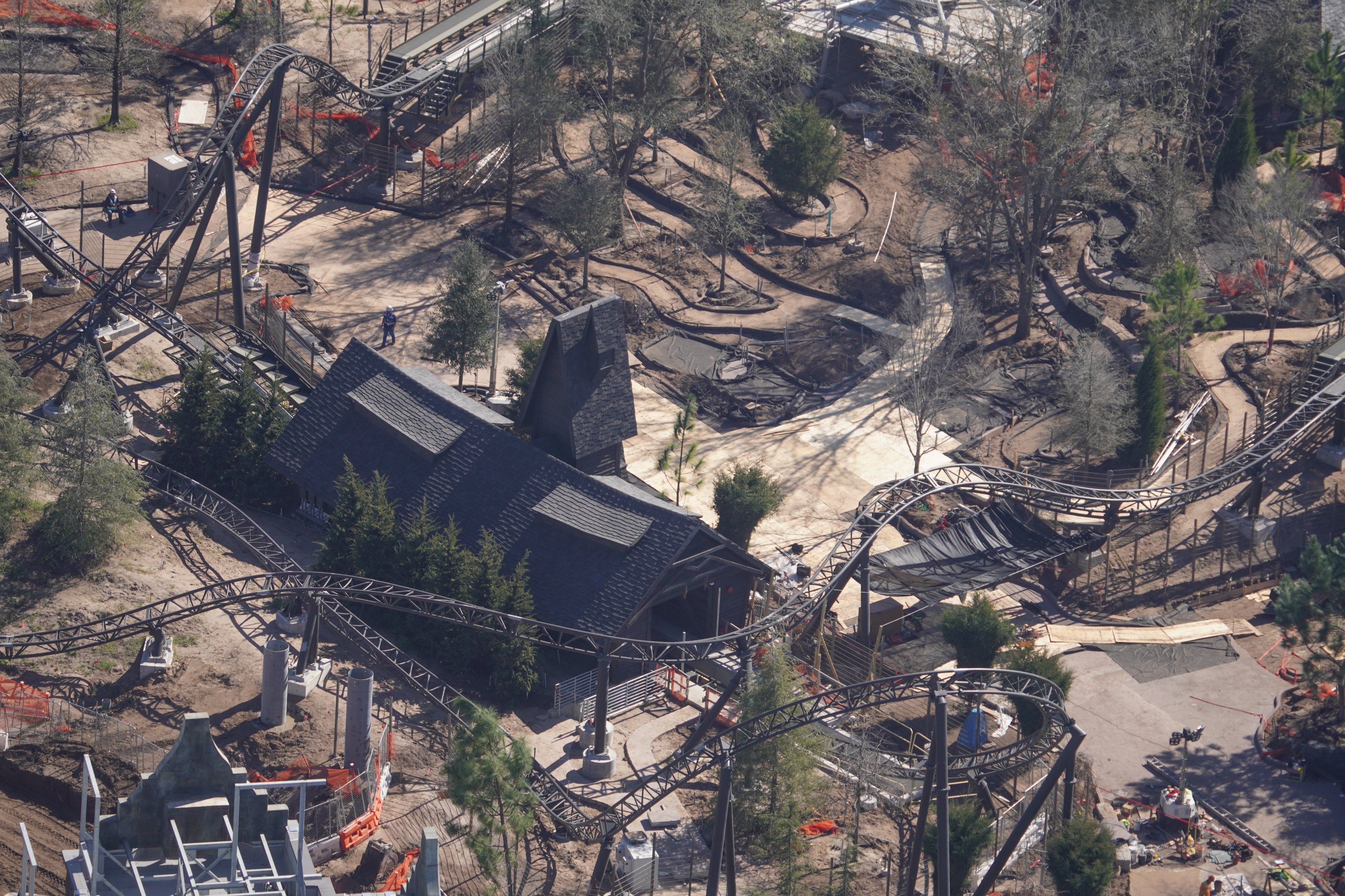 New Aerial Photos Show Construction Progress of Dark Universe Spinning ...