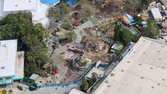 New Aerial Photos Show Construction Progress of DreamWorks Land at ...