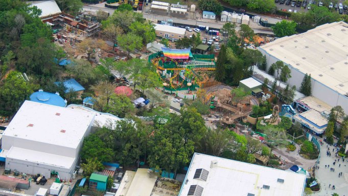 New Aerial Photos Show Construction Progress of DreamWorks Land at ...