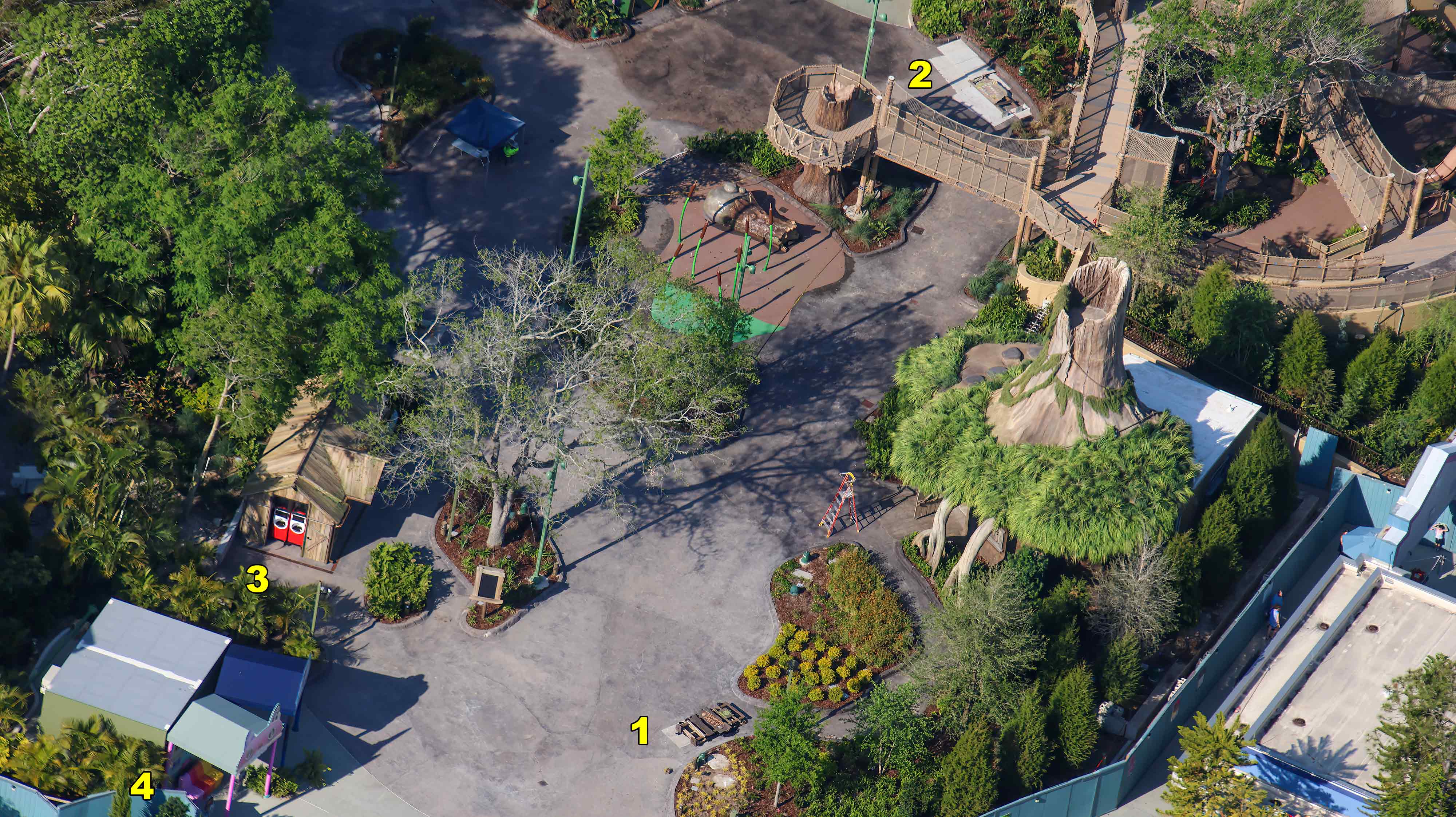 UPDATE: New Aerial Photos Show Construction Progress of DreamWorks Land ...