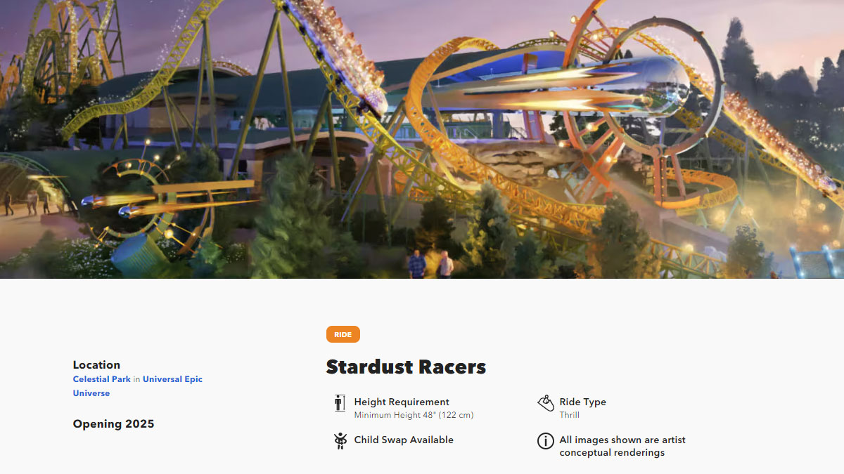 Starfall Racers at Universal’s Epic Universe Renamed? [Update]