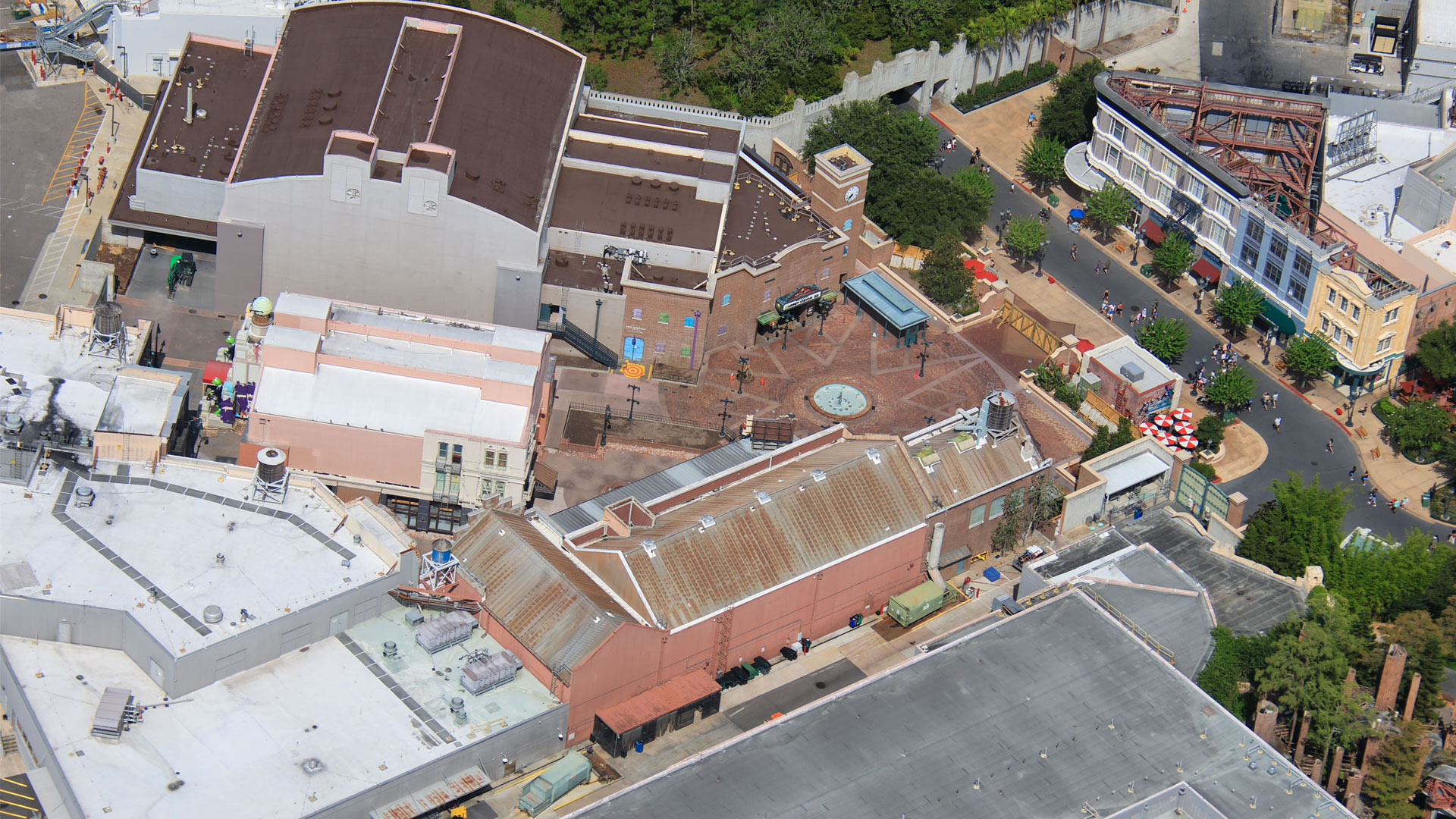 AERIAL PHOTOS: Now Closed Muppets Courtyard at Disney’s Hollywood Studios