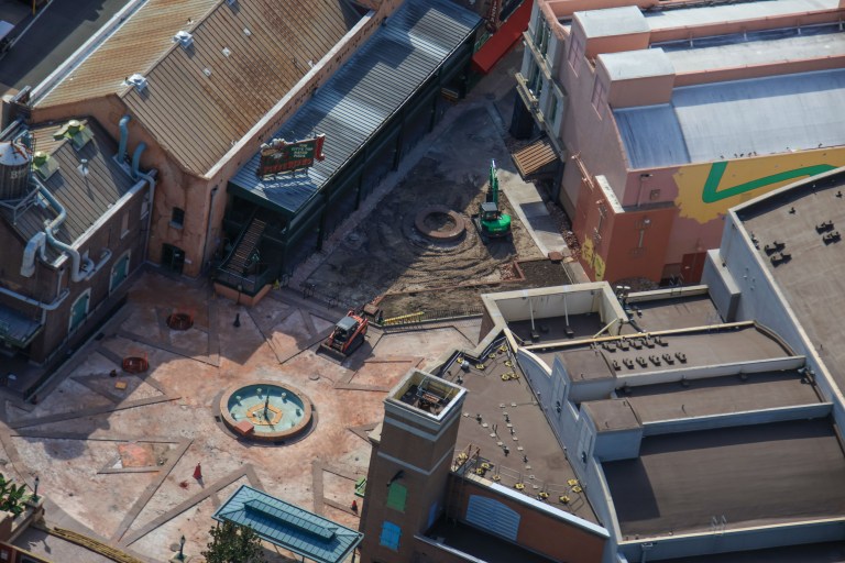 New Aerial Photos Show Demolition Progress of Muppets Courtyard at ...