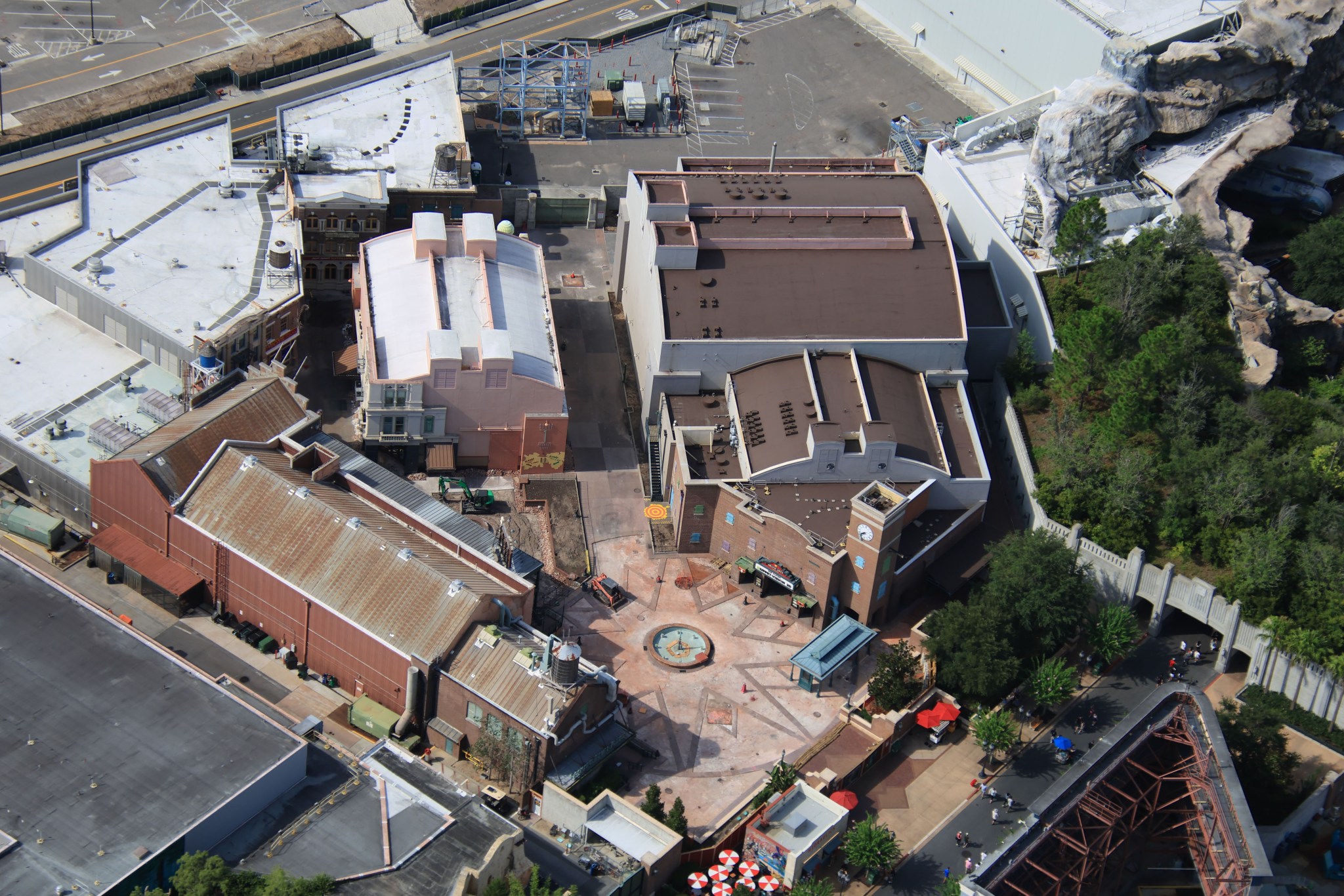 New Aerial Photos Show Demolition Progress of Muppets Courtyard at ...