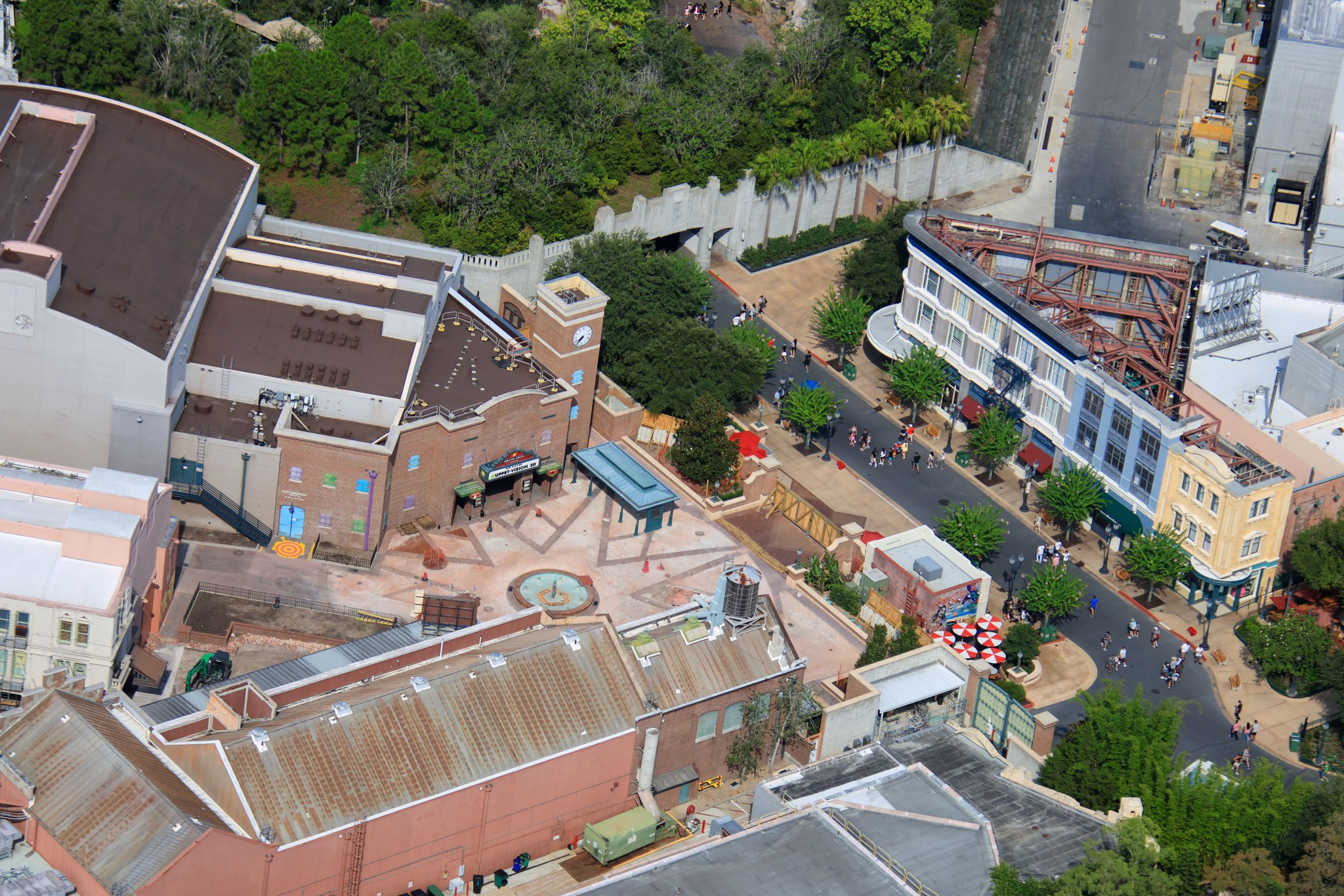 New Aerial Photos Show Demolition Progress of Muppets Courtyard at ...