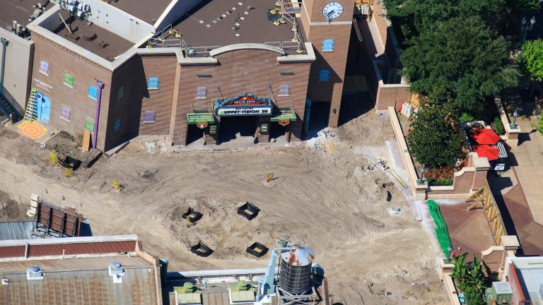 New Aerial Photos Show Demolition Progress of Muppets Courtyard at ...