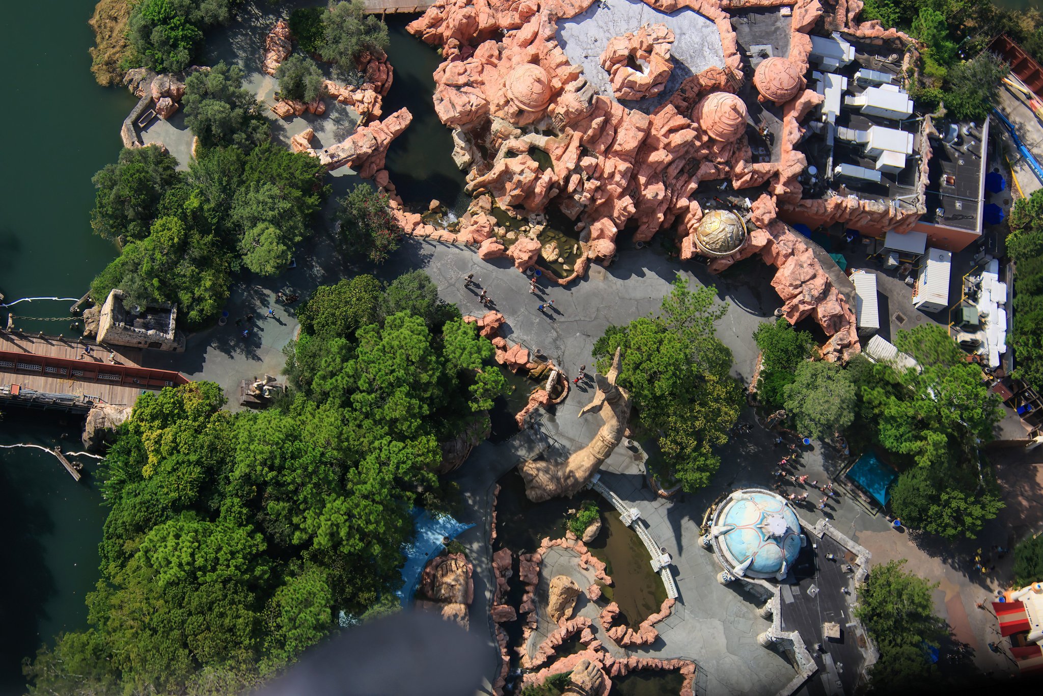 AERIAL PHOTOS: The Lost Continent at Universal’s Islands of Adventure