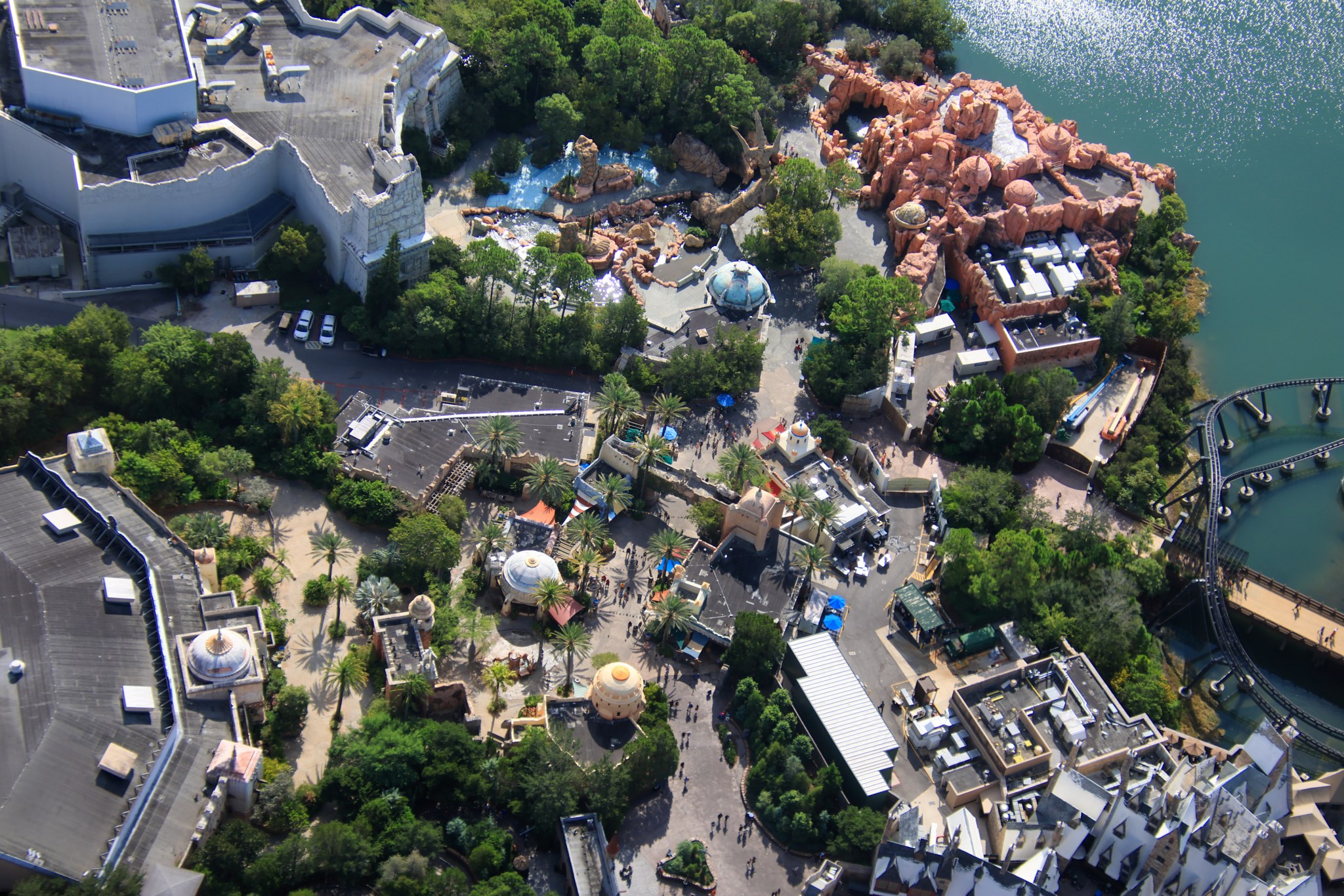 AERIAL PHOTOS: The Lost Continent at Universal’s Islands of Adventure