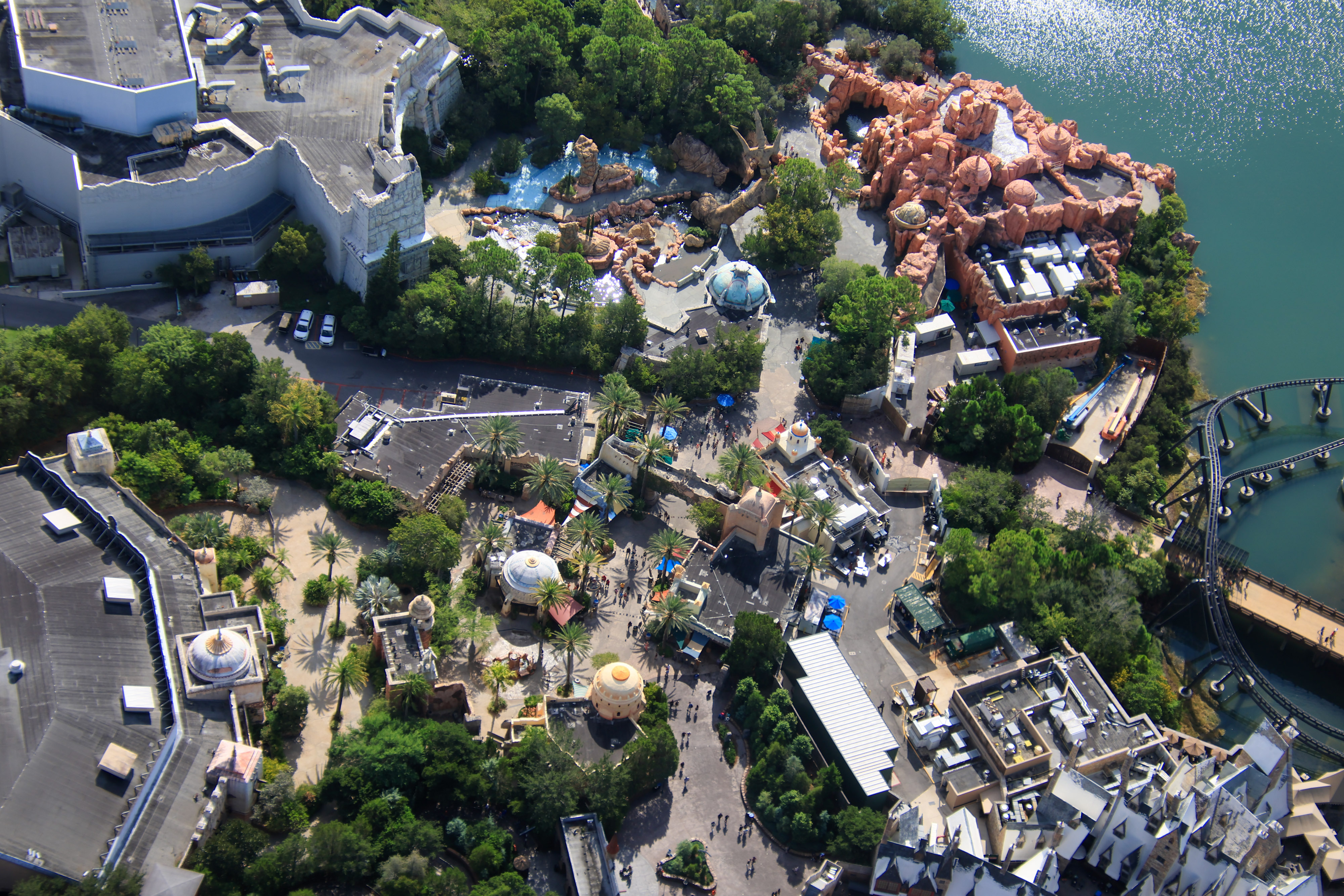 AERIAL PHOTOS: The Lost Continent at Universal’s Islands of Adventure
