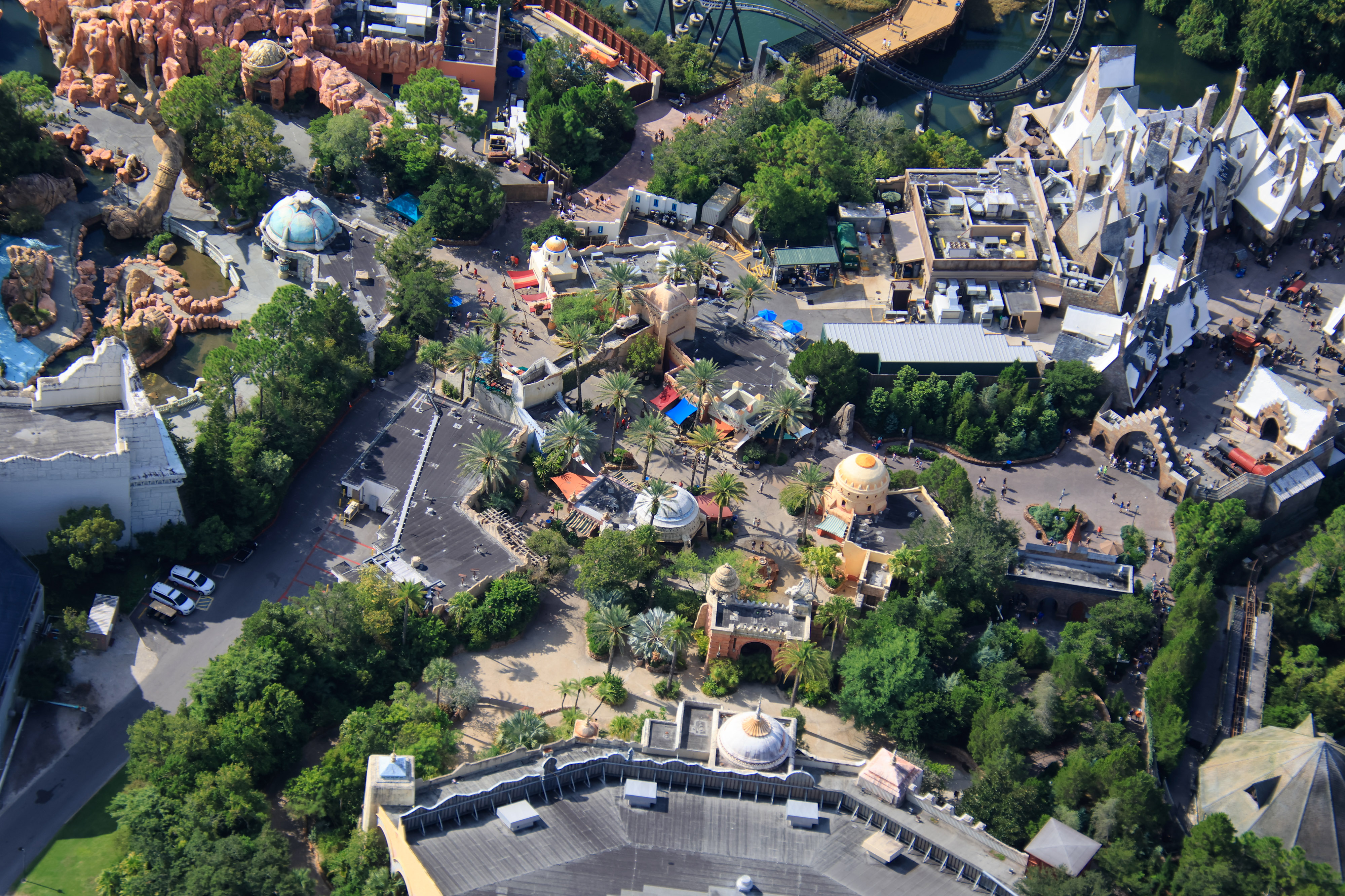 AERIAL PHOTOS: The Lost Continent at Universal’s Islands of Adventure