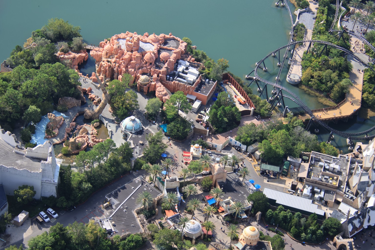 AERIAL PHOTOS: The Lost Continent at Universal’s Islands of Adventure
