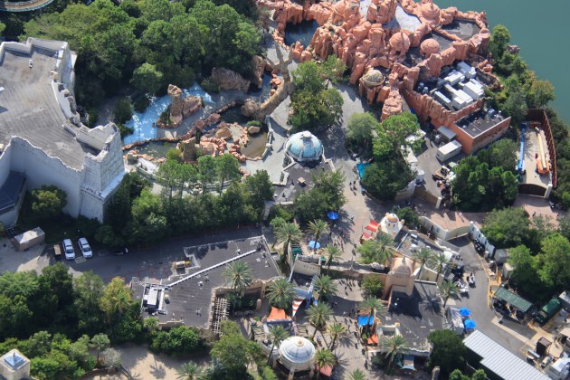 AERIAL PHOTOS: The Lost Continent at Universal’s Islands of Adventure