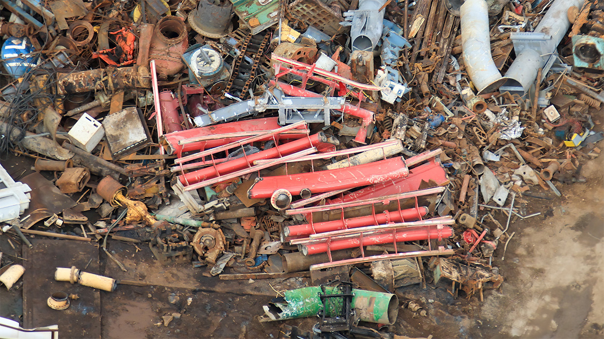 AERIAL PHOTOS: Hollywood Rip Ride Rockit's Track at Metals Recycling ...