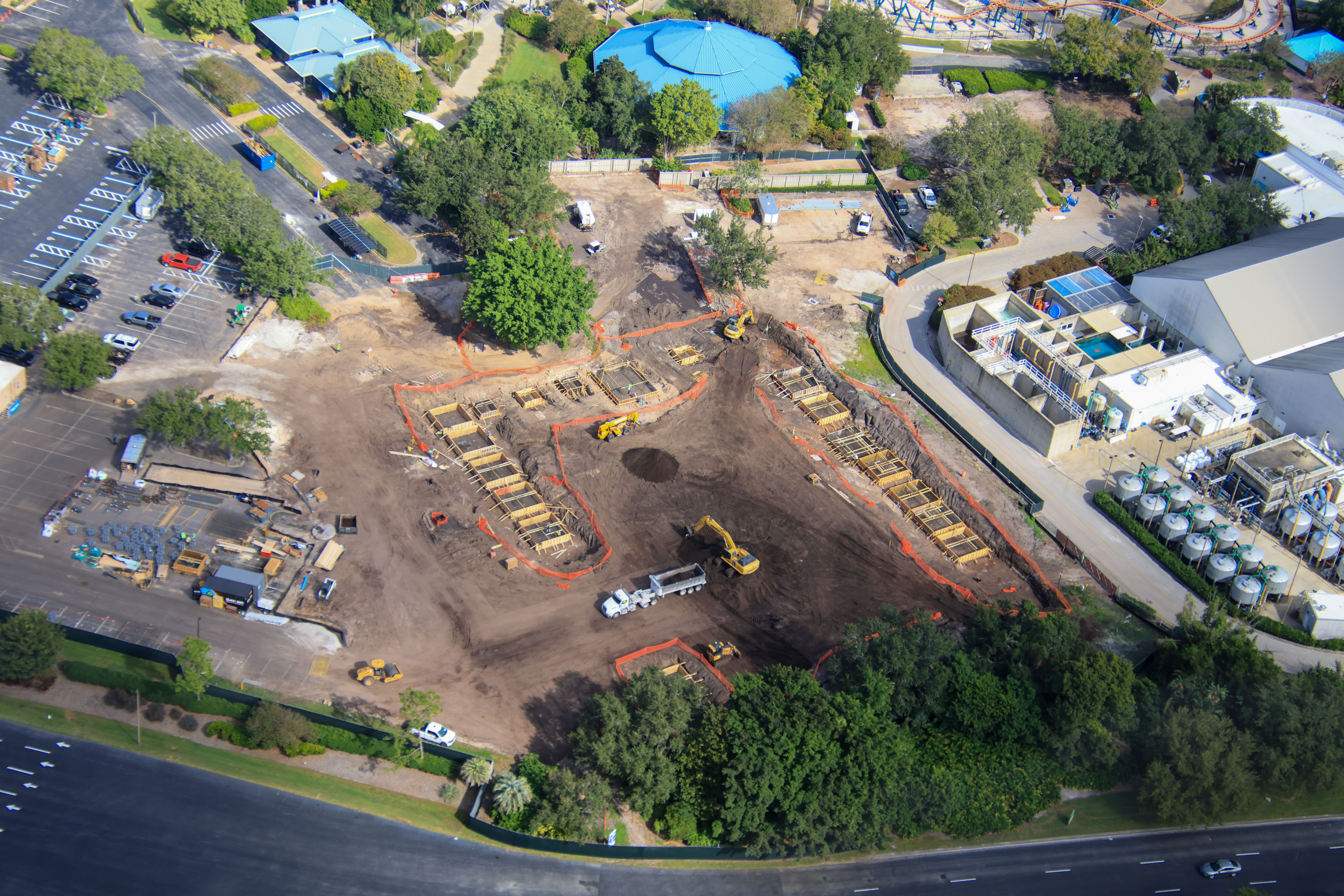 New Aerial Photos Show Construction Progress of SEAQuest: Legends of ...