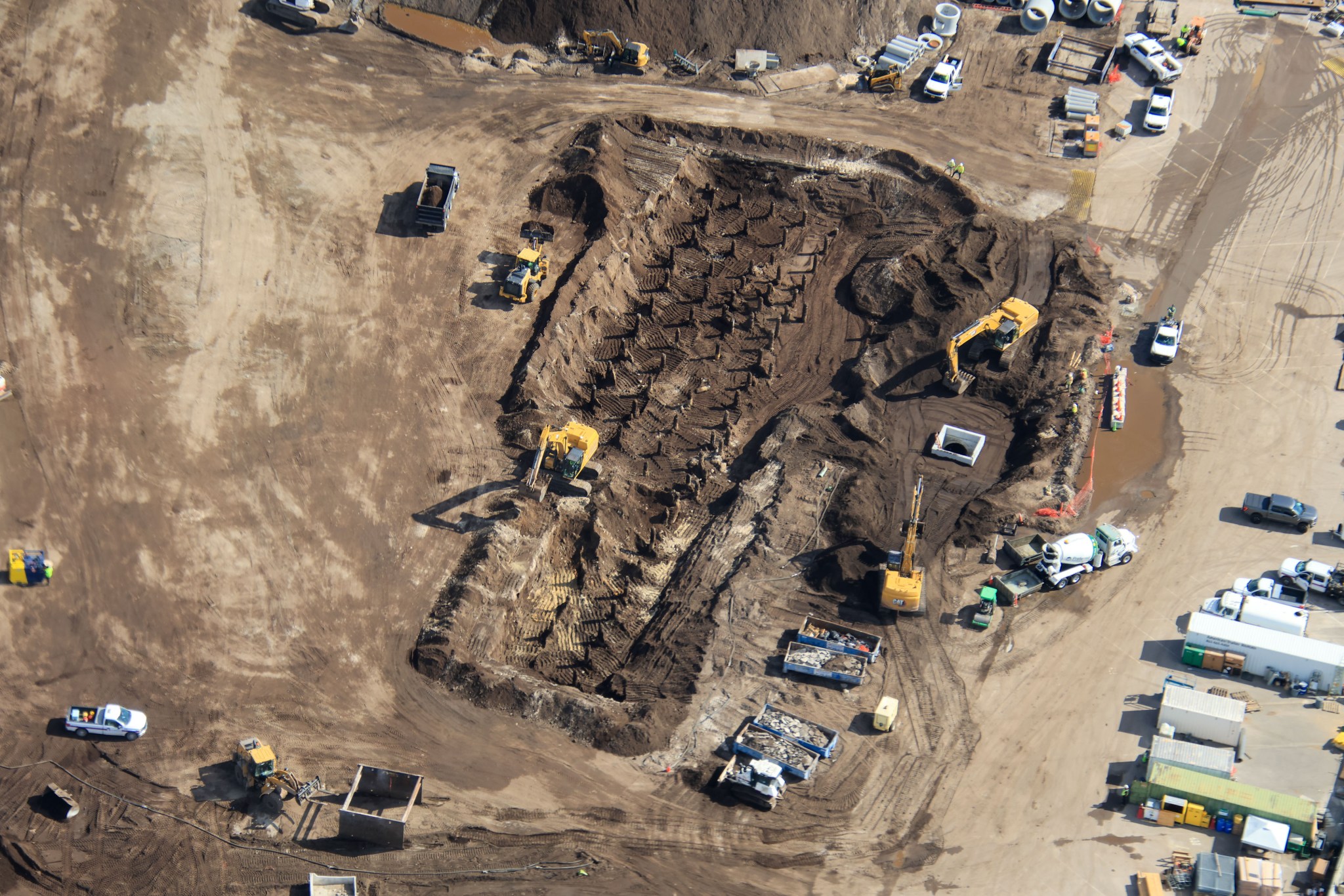 New Aerial Photos Show Construction Progress of Monstropolis Roller ...