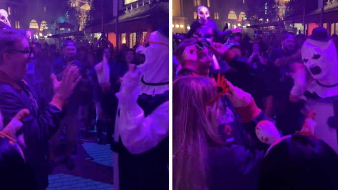 David Howard Thornton Spotted at Halloween Horror Nights 34 at ...
