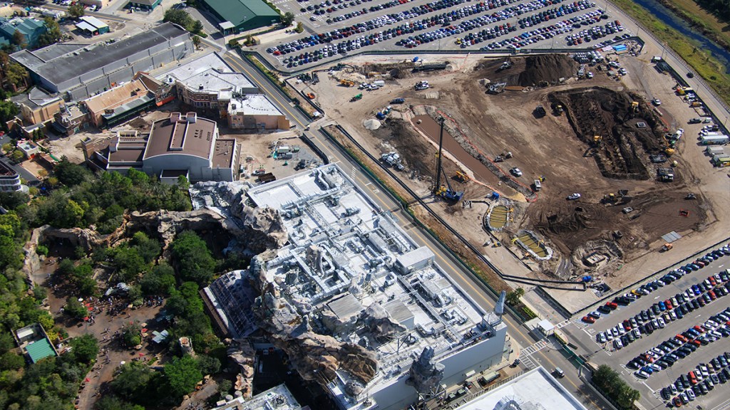 New Aerial Photos Show Construction Progress of Monstropolis Roller ...