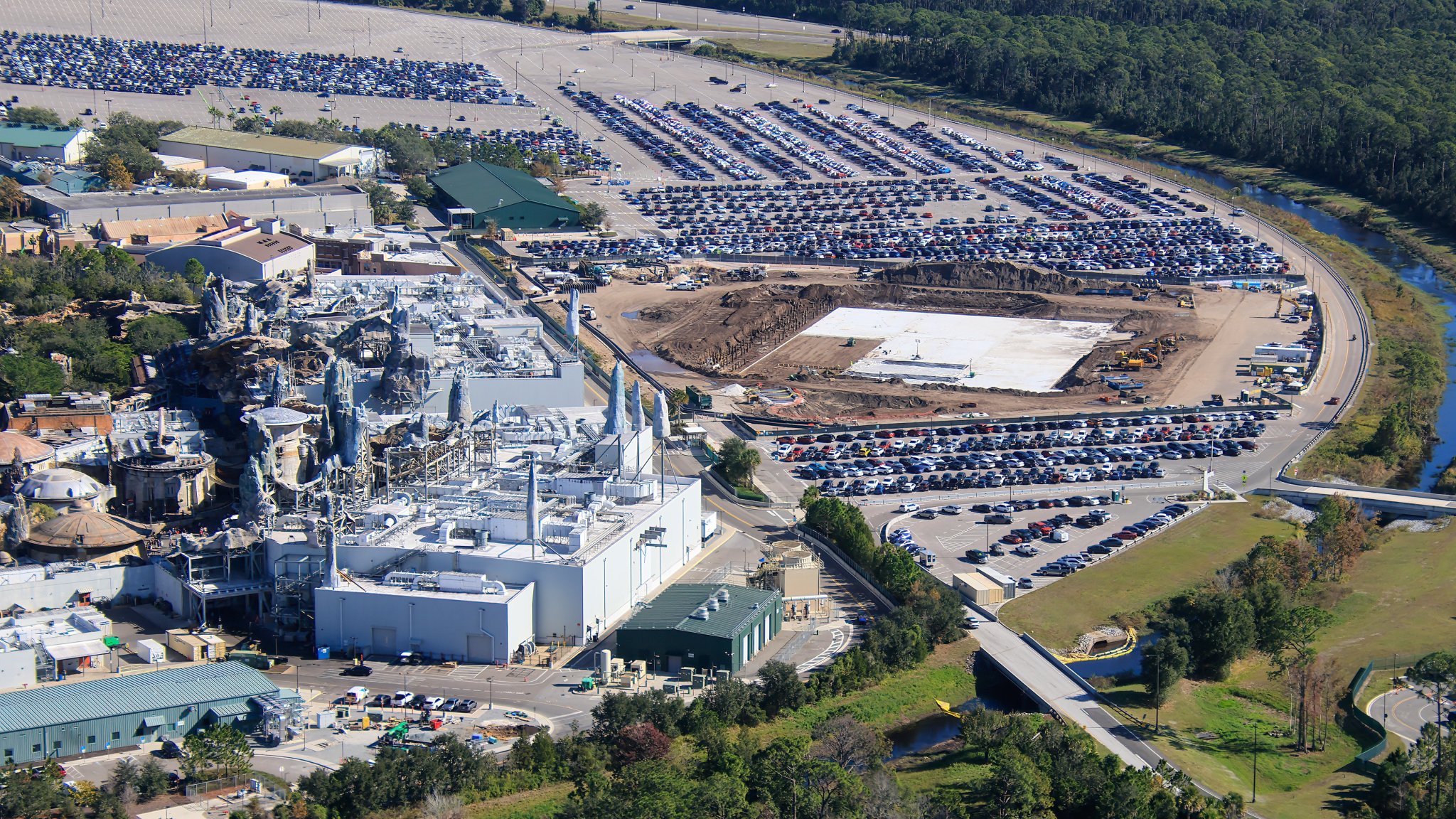 New Aerial Photos Show Construction Progress of Monstropolis Roller ...
