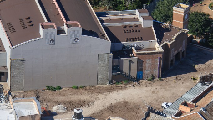 New Aerial Photos Show Construction Progress of Monstropolis at Disney ...
