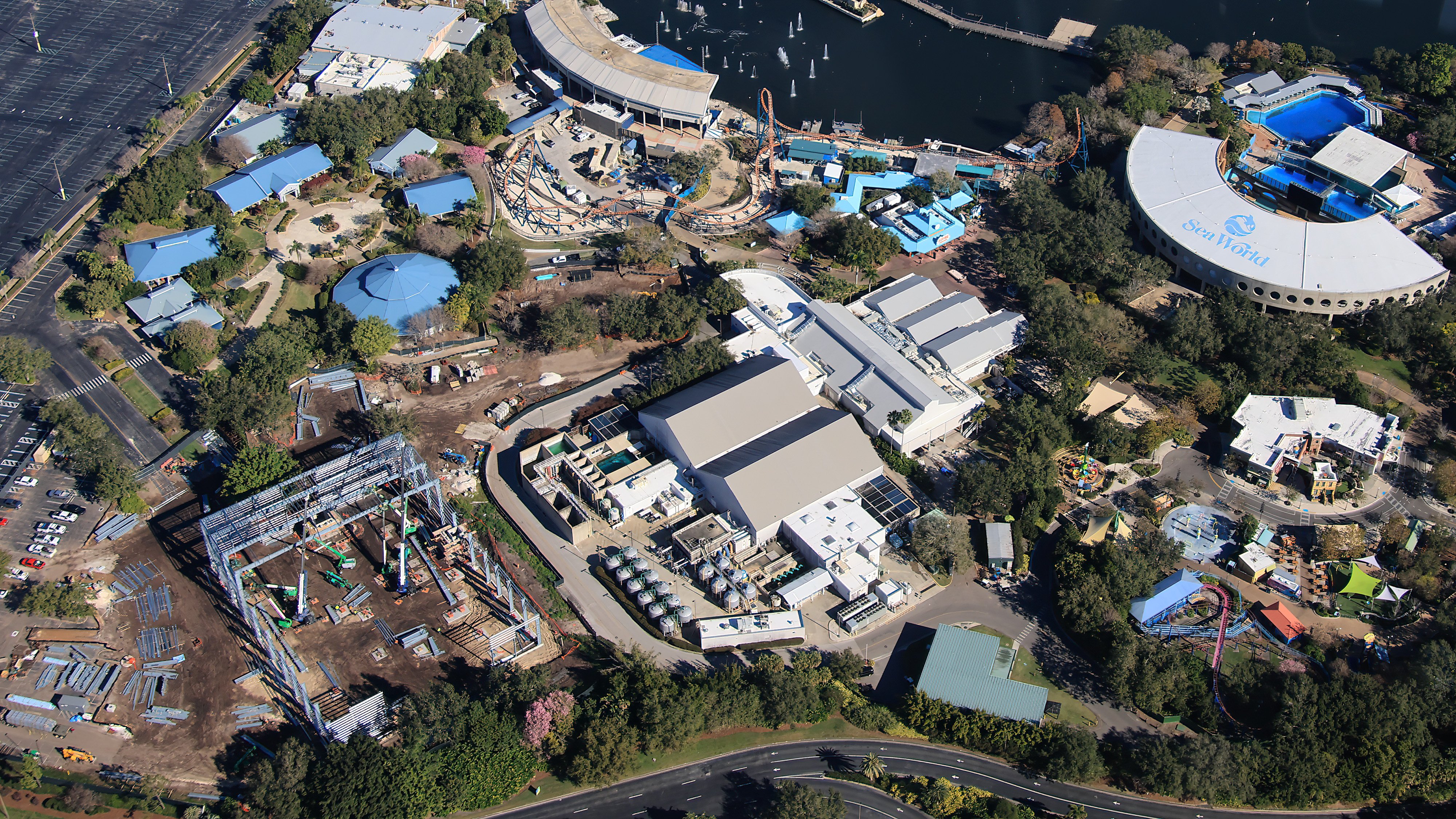 New Aerial Photos Show Construction Progress of SEAQuest: Legends of ...