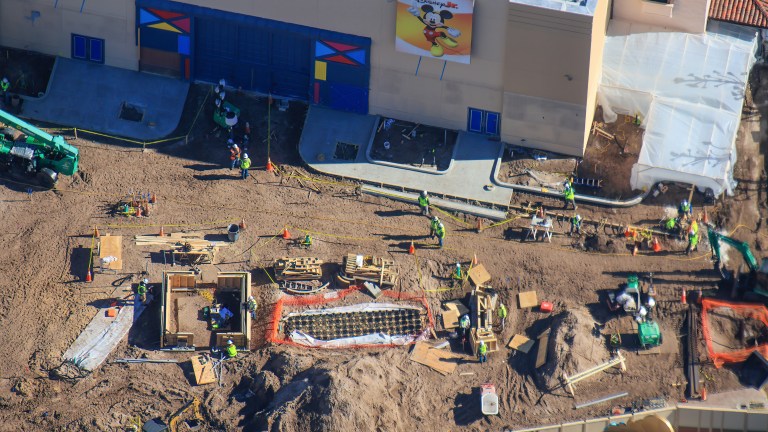 New Aerial Photos Show Construction Progress of The Magic of Disney ...