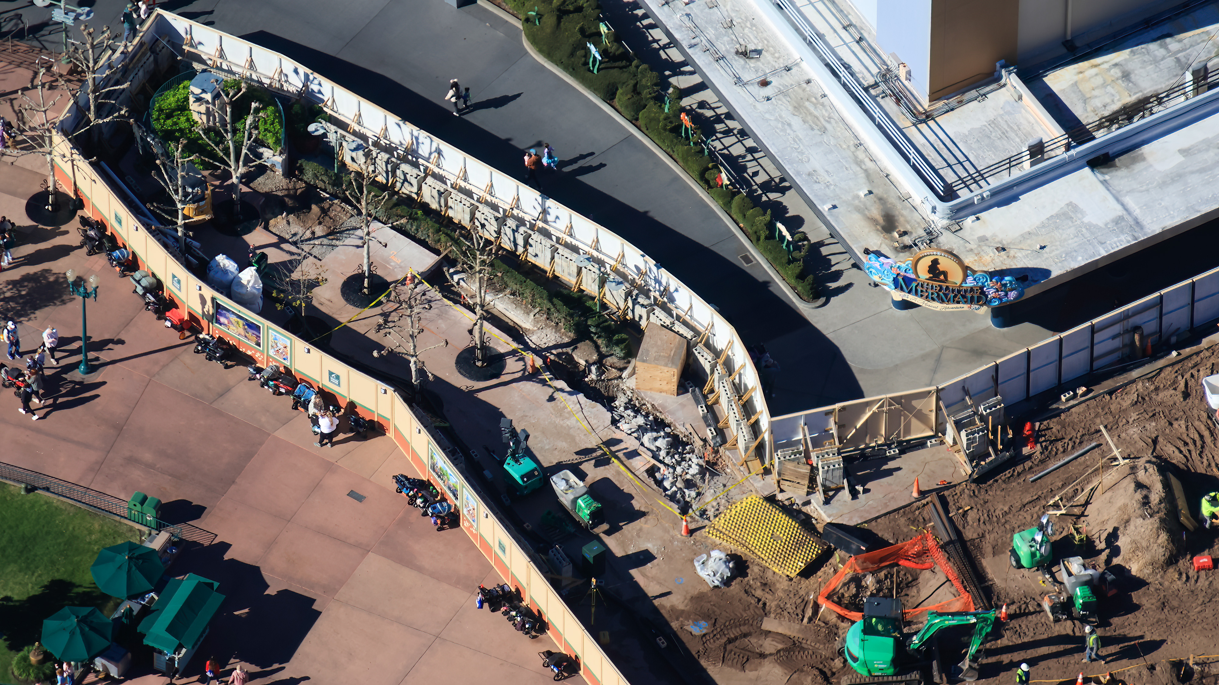 New Aerial Photos Show Construction Progress of The Magic of Disney ...