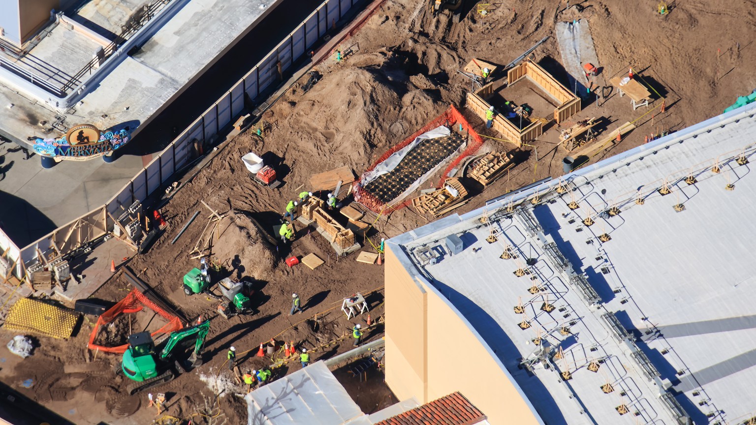 New Aerial Photos Show Construction Progress of The Magic of Disney ...