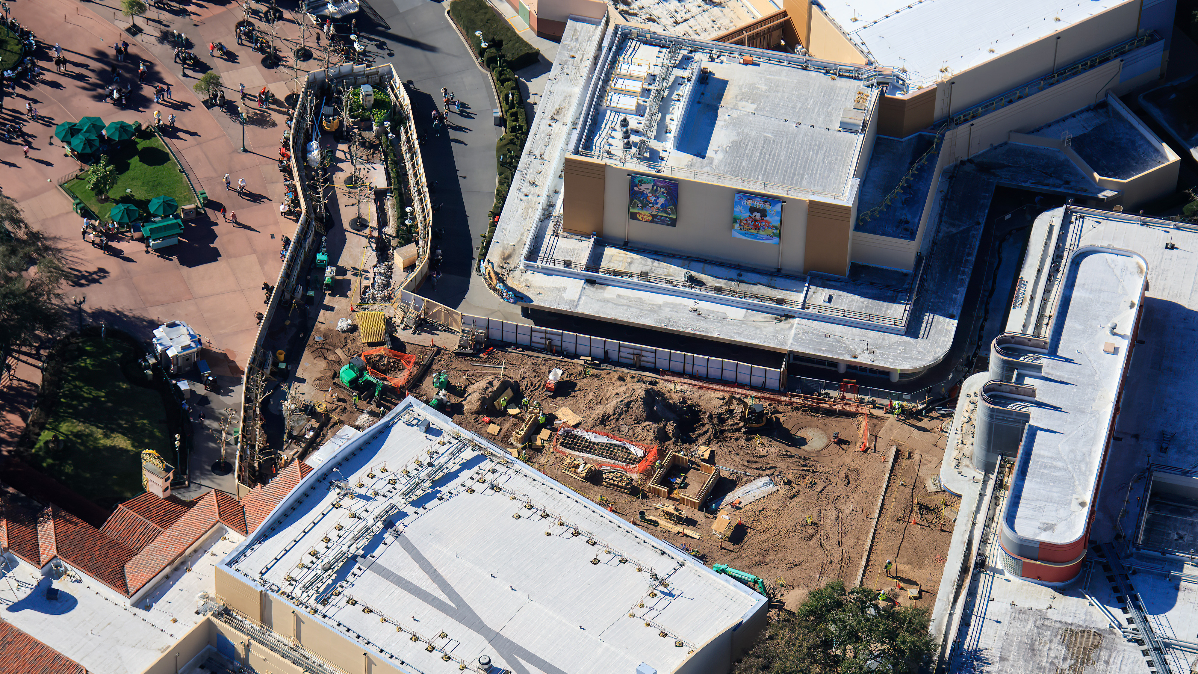 New Aerial Photos Show Construction Progress of The Magic of Disney ...