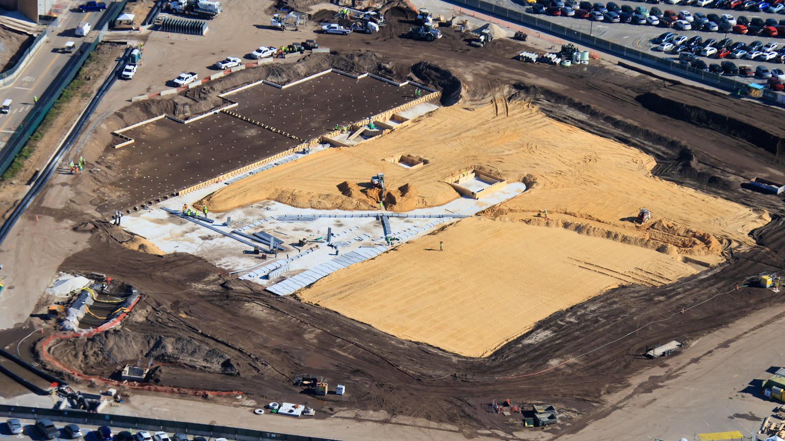 New Aerial Photos Show Construction Progress of Monstropolis Roller ...