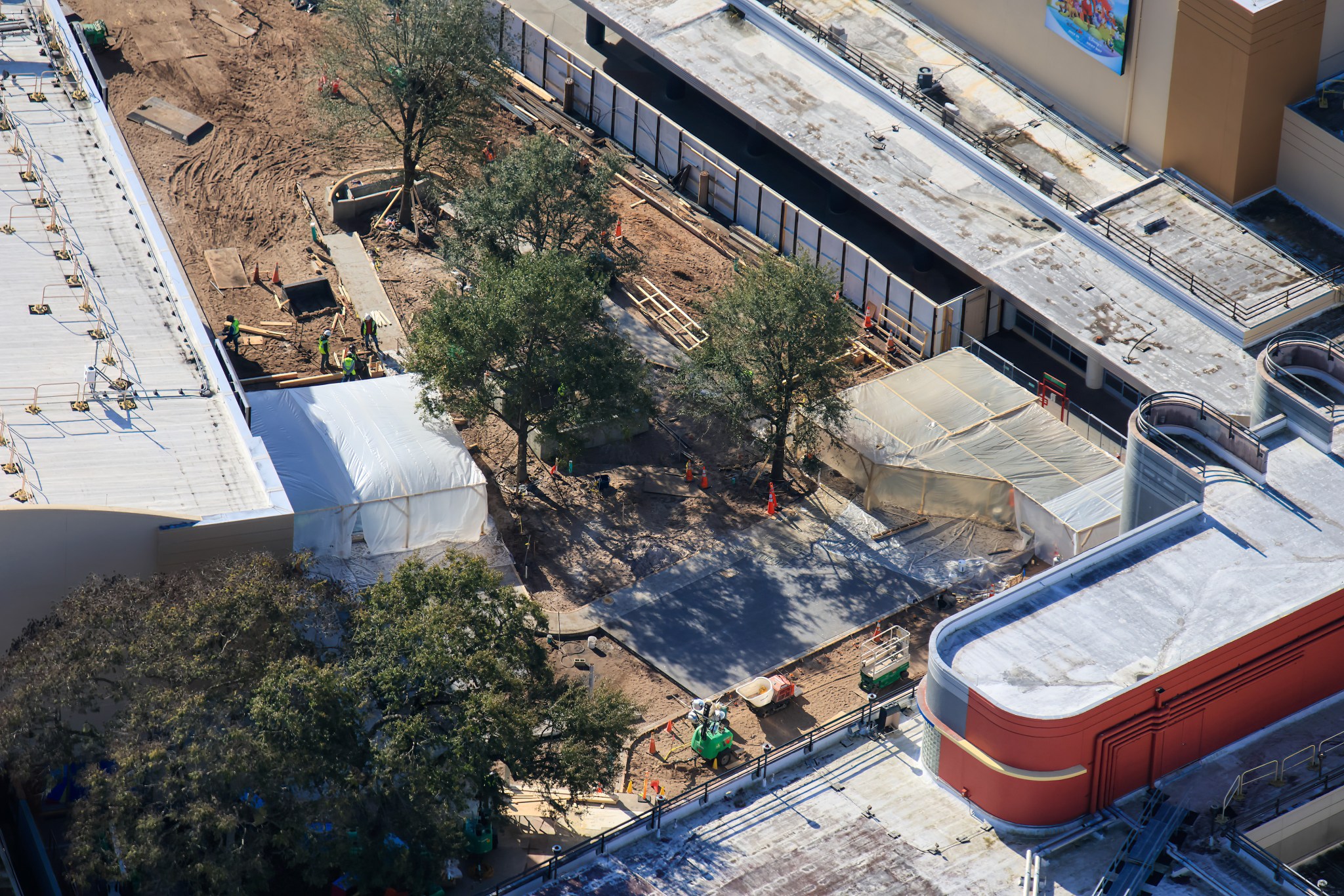 New Aerial Photos Show Construction Progress of Walt Disney Studios ...