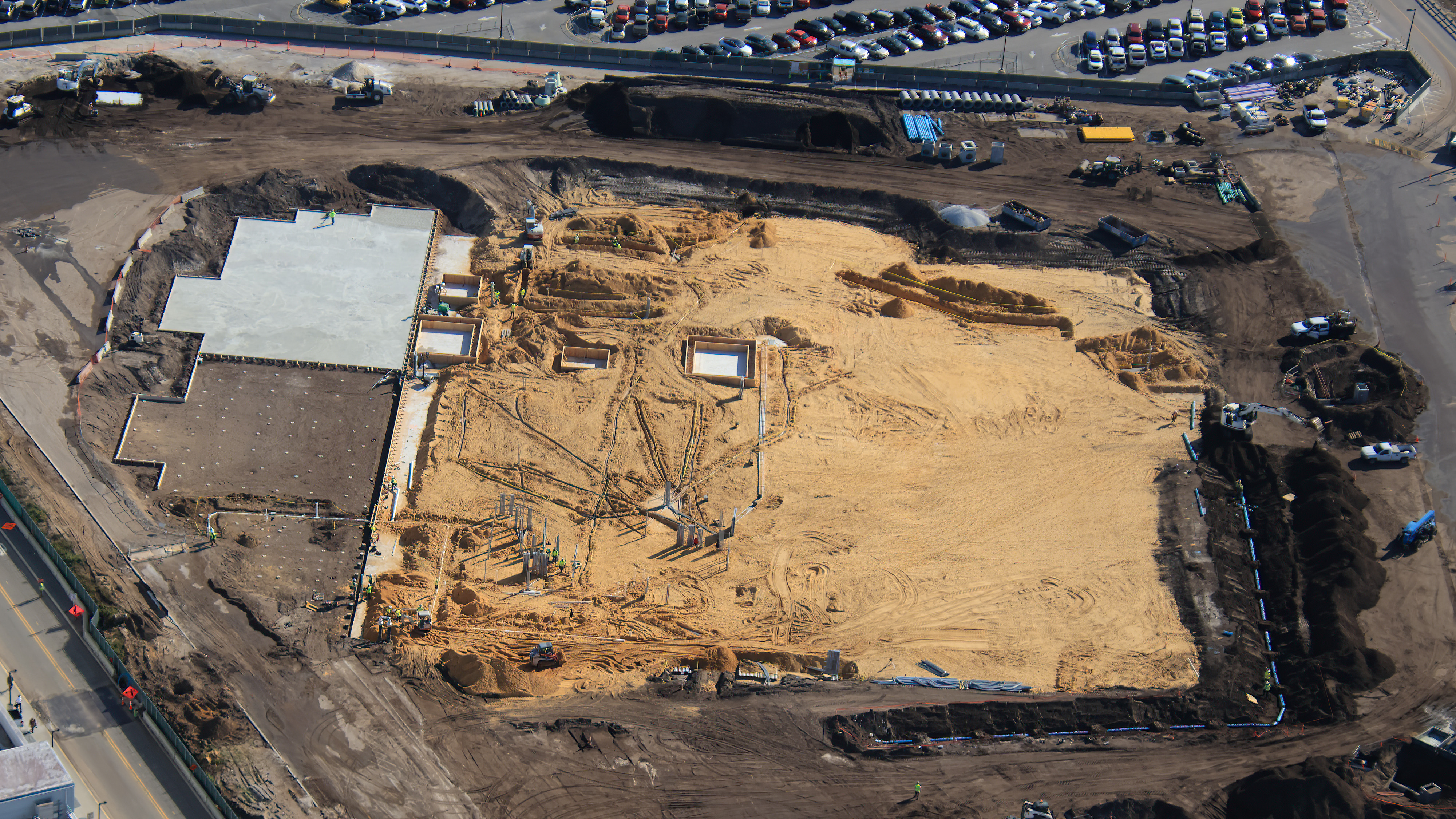 New Aerial Photos Show Construction Progress of Monstropolis Roller ...